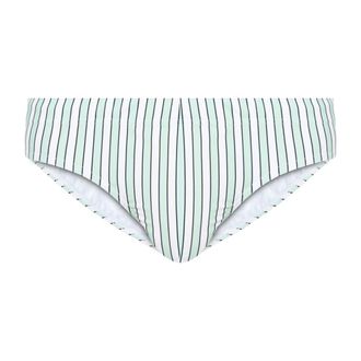 Tom Ford Homme, Maillots de bain, Blanc, Taille: XL Slip de bain ray&eacute;