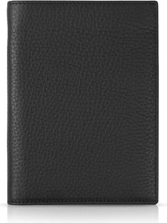 WOMO Herren Geldbörse Vert mit Münzhalter. Natürliches Kalbsleder. Schwarz Reisezubehör-Reisepass-Tasche