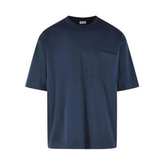 Dries Van Noten Heso T-Shirt - - Tops - Herren - Blau - L