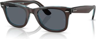 Ray-Ban unisex, Accessoires, Brun, Taille: 50 MM Lunettes de soleil Wayfarer