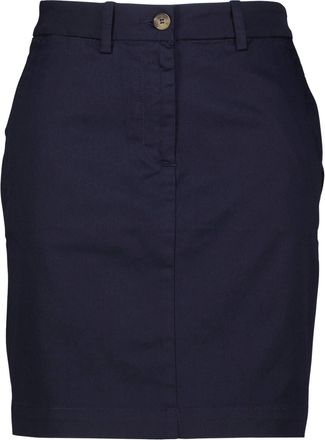 GANT Damen Chino Skirt Rock, Evening Blue, 38