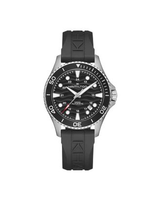 Hamilton KHAKI NAVY SCUBA AUTO Schwarz Kautschuk 40 MM Herrenuhr H82415330