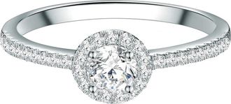 Trilani Ring - Sterling Silber Ring Zirkonia - Gr. 47 - in Silber - f&uuml;r Damen