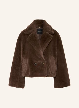 Marc Cain Kunstfell-Jacke braun