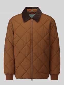 Selected Regular Fit Steppjacke aus Nylon mit Cordkragen