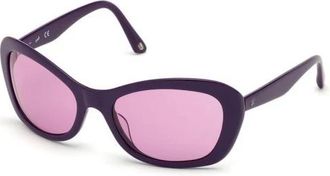 Web Eyewear Femme, Accessoires, Violet, Taille: ONE Size Lunettes de soleil en plastique avec protection UV
