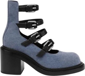 Moschino Femme, Chaussures, Bleu, Taille: 35 EU Mary Jane Olivia