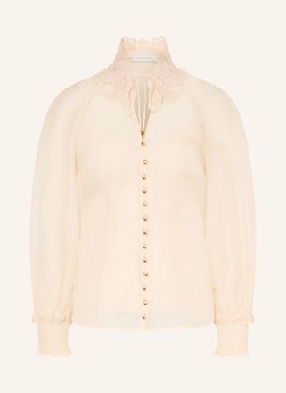 Zimmermann Bluse Rebellion Mit Leinen orange
