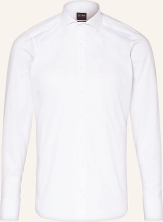 Olymp Hemd Level Five Body Fit Mit Umschlagmanschette weiss