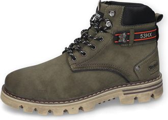 Dockers by Gerli Herren Combat Boots, M&auml;nner Stiefeletten,Booties,halbstiefel,Kurzstiefel,uebergangsschuhe,uebergangsstiefel,Oliv,42 EU
