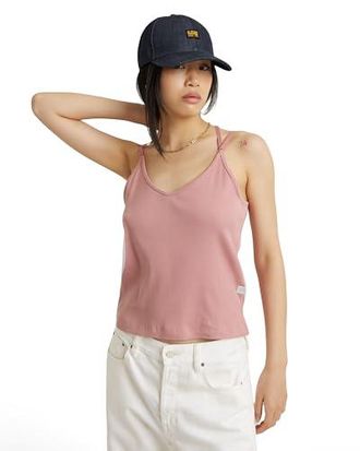 G-Star G-Star Femme D&eacute;bardeur Spaghetti Strap, Rose (deep ginger D24518-5268-9824), XL