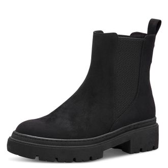 Marco Tozzi Damen Chelsea Boots zum Schlupfen mit Plateau, Schwarz (Black), 40 EU