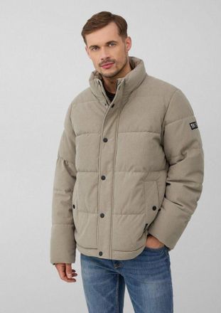 s.Oliver Winterjacke Outdoor-Jacke Cord-Pufferjacke mit sportiven Details