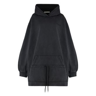 Alexander Wang Dropped Waist Hoodie Dress - - Dresses - Damen - Schwarzk - M