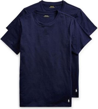 Polo Ralph Lauren T-Shirt-Set Core Replen 714835960004 Dunkelblau Slim Fit