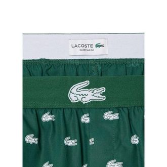 Lacoste Short de pyjama &agrave; motif en coton
