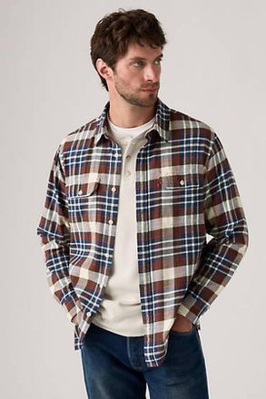 Levi's Surchemise Jackson Worker - Homme - Multicolore / Lorcan Plaid Wild Road Twill - XL