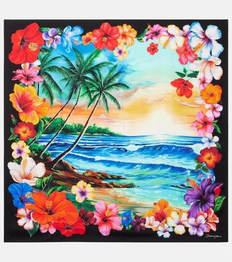 Dolce & Gabbana Tuch aus Seiden-Twill