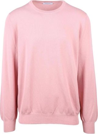 Gran Sasso Homme, Pulls, Rose, Taille: 3XL Maglioncino Girocollo