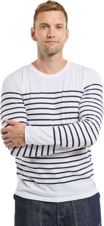 Armor Lux Herren Marini&egrave;re Port-Louis H&eacute;ritage Homme Langarmshirt, Wei&szlig; (400 Blanc/Navire 400), XX-Large (Herstellergr&ouml;&szlig;e: 2XL)