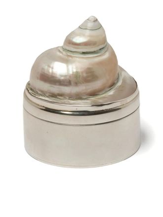 Gohar bo&icirc;te &agrave; bijoux Shell - Argent