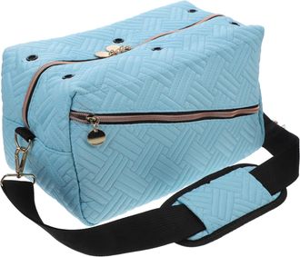 Soimiss Große Stricktasche für Garn und Zubehör Geräumiger Yarn Storage Organizer mit Verstellbarem Schultergurt Praktischer Crochet Yarn Holder für Stricknad