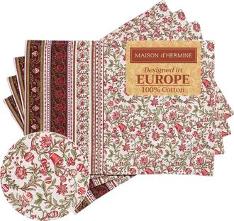 Maison d'Hermine Maison dHermine Platzsets 4er-Set 100% Baumwolle waschbare Tischsets Wiederverwendbare Tischsets für Weihnachtsdekorationenn Küche Esszimmer Hochzeit 