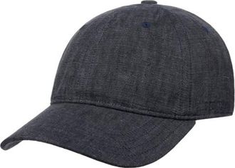 Stetson Casquette en Lin Sydell Femme/Homme - Baseball Cap DEte Boucle Metal, avec Visiere, Doublure Printemps-ete Ete - L (58-59 cm) Anthracite-mouchete