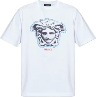 Versace t-shirt à imprimé Médusa - Blanc