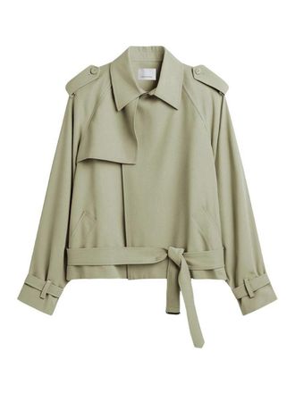 Frankie Shop Trench-Coat - Vert Clair