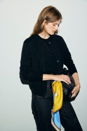 Gerard Darel Gilet en laine fine - RENE - Noir