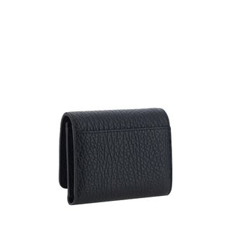 Maison Margiela Womens Black Calf Leather Bos Taurus Wallet
