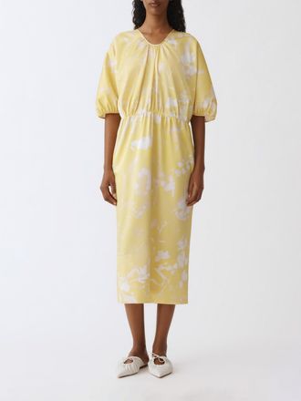 Fabiana Filippi Blumendruck Midi Kleid