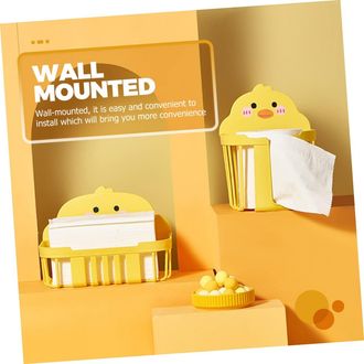 Cabilock 2stücke Wandmontierte Toilettenpapierhalter Mit Ablagefach Papierhalterung Aufbewahrung Für Bad Und Küche Praktische Stabile Und Stilvolle Tissue Orga