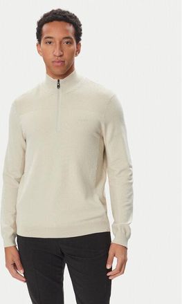 HUGO BOSS Pullover Momentum-X QZ 50547898 Hellbeige Regular Fit