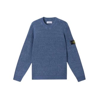 Stone Island Herren, Strickwaren, Blau, LGr&ouml;&szlig;e