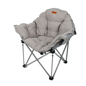 Eclipse gepolsteter Garten-Glamping-Outdoorstuhl, Moonchair, 200 KG belastbar, Super Soft Relaxstuhl, klappbar, Strandstuhl, Balkonstuhl, Esszimmerstuhl, Wohn