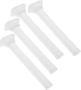 Soimiss 4 Stück Klappbare Verstärkte Kunststoff Tischbeine Stabile Klappkonsolen für Betttisch Schreibtisch Fenstertisch Multifunktionale Tragbare Möbelbeine 