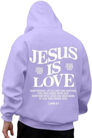 Generic Sweat a Capuche Homme Sweatshirt Hooded Hoodie Pullover Homme Longue Manche avec Doublure en Fleece et Design Th&eacute;matique, Sweatshirt pour Streetwear E