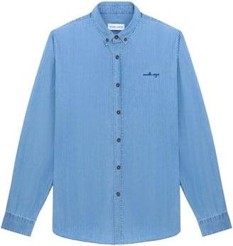 Maison Labiche Chemise droite jean Malesherbes en coton