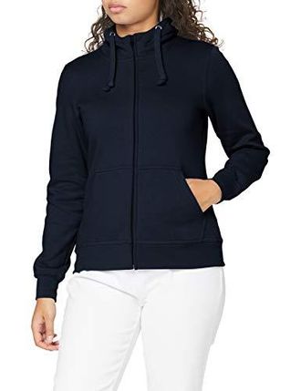 Clique Clique Sweat à capuche zippé pour femme, Blau (Dark Navy), L