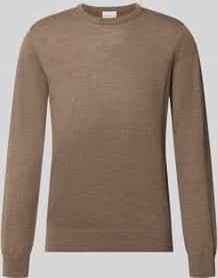 Profuomo Regular Fit Strickpullover aus reiner Wolle