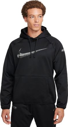 Nike Nike Herren Tf Hoodie GFX Po T-Shirt, Black/Black/White, XXL
