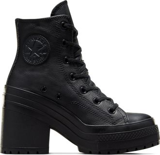 Converse Unisex-Erwachsene Chuck 70 De Luxe Leather High Top Sneaker, Schwarz, 6.5 Women/4.5 Men