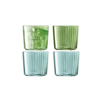 LSA International Gems Becher, Glas, Grün, 8 cm, 4