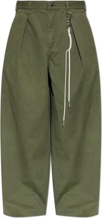Song for the Mute Weite Vintage-Hose - - Trousers - Herren - Gr&uuml;n - S