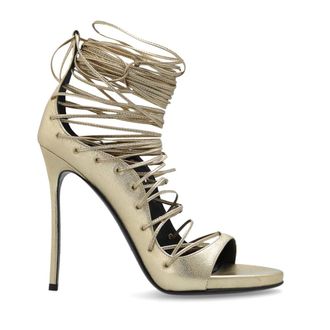 Dsquared2 Femme, Chaussures, Jaune, Taille: 36 EU Sandales à talons hauts Riri
