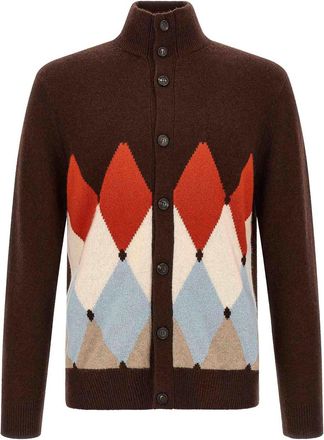 Ballantyne Cardigan - Marron