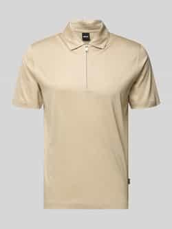 HUGO BOSS Regular Fit Poloshirt aus Lyocell-Baumwoll-Mix Modell H-PARAS 50