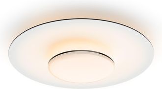Philips LED SceneSwitch Garnet Deckenleuchte (40 W), LED Leuchte mit drei Dimmstufen und warmwei&szlig;em Licht, LED Beleuchtung mit EyeComfort, schwarz